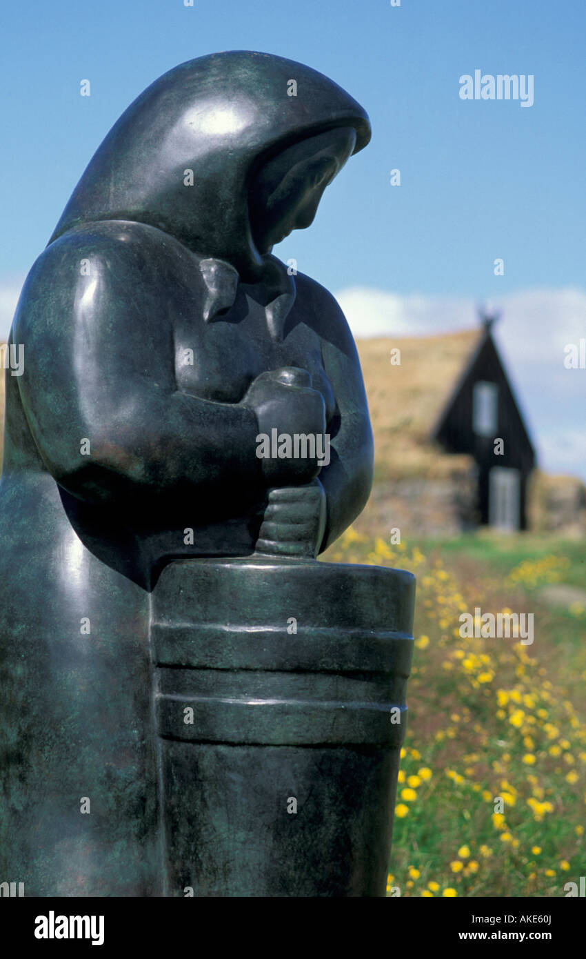 statue at folklore museum, reykjavik, iceland Stock Photo - Alamy