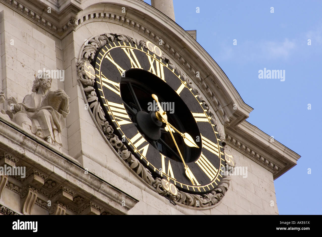 Clock of St Pauls Cathedral, London, England, UK Stock Photo - Alamy