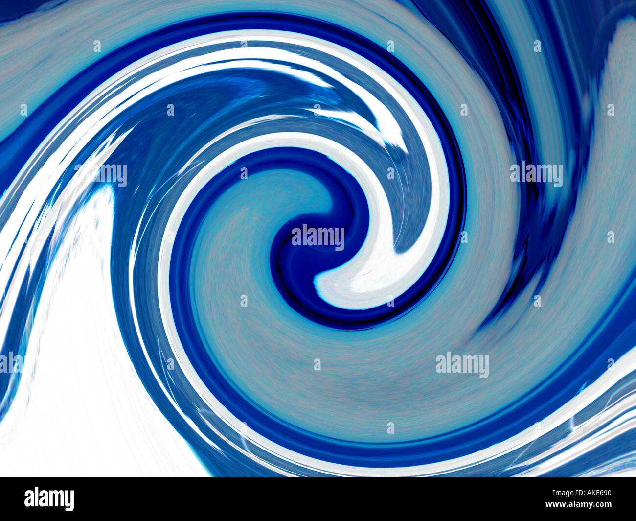 Blue Wave Stock Photo - Alamy