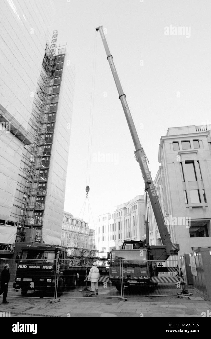 Architecture restoration work Black and White Stock Photos & Images - Alamy
