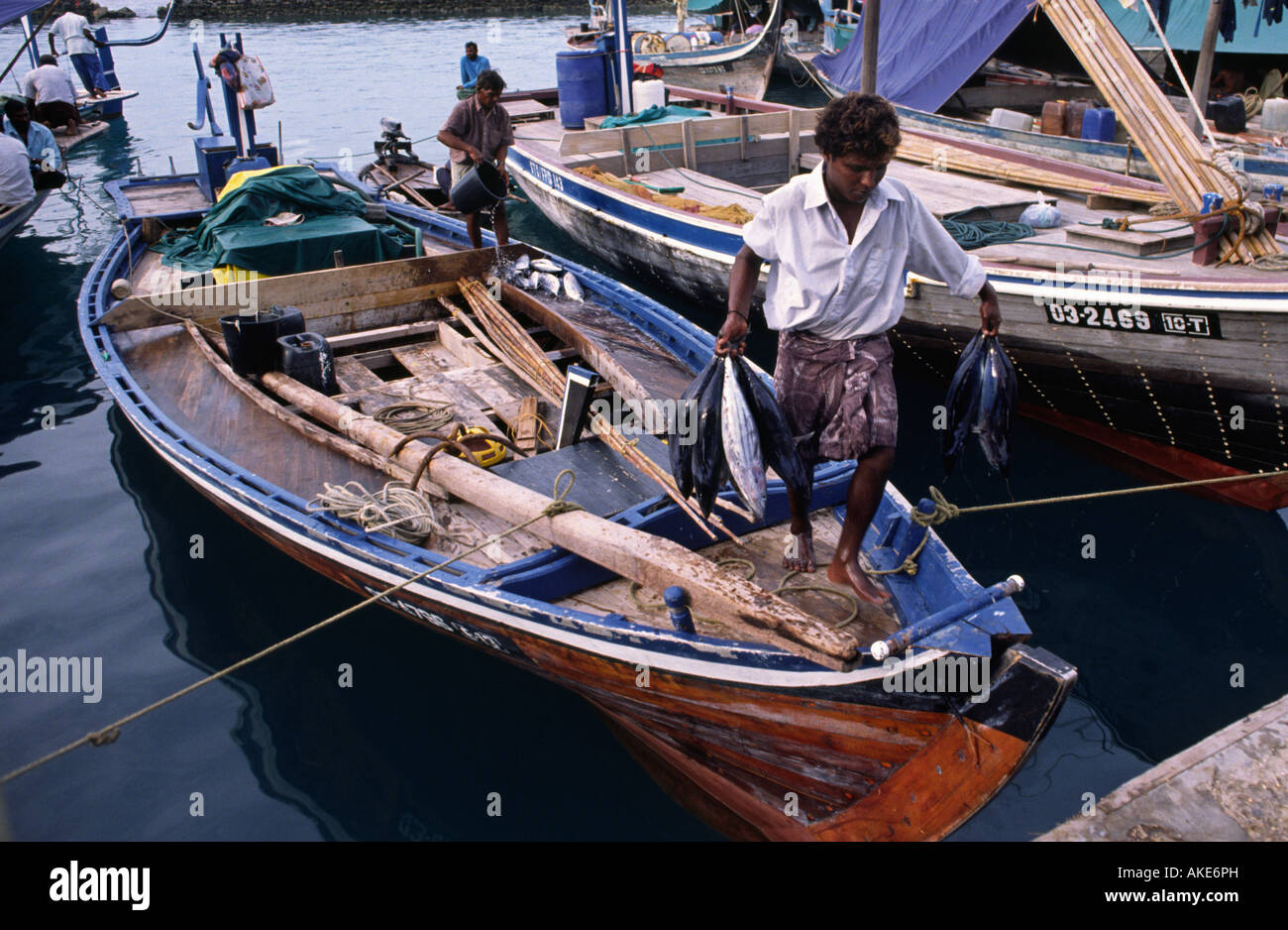 Dhoni traditional maldivian fishing boat hi-res stock photography and ...