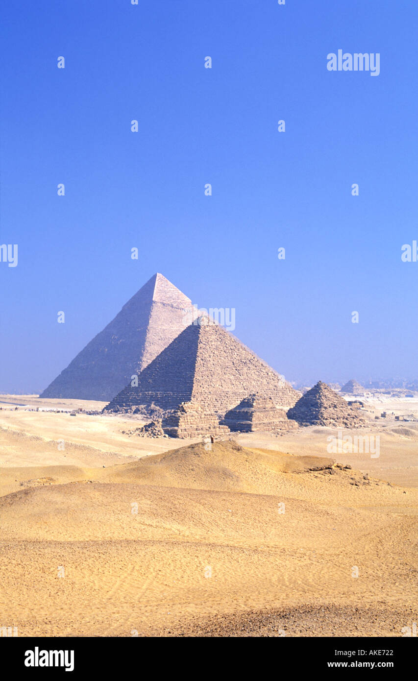 EGYPT CAIRO GIZA THE PYRAMIDS Stock Photo - Alamy