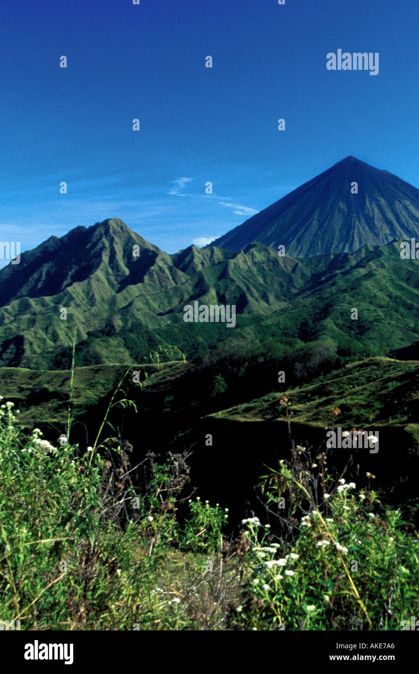 Indonesia Flores Volcano Gunung Inerie outside Bajawa Stock Photo - Alamy