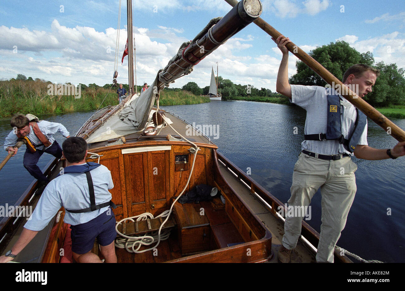 Traditional norfolk wherry hi-res stock photography and images - Alamy