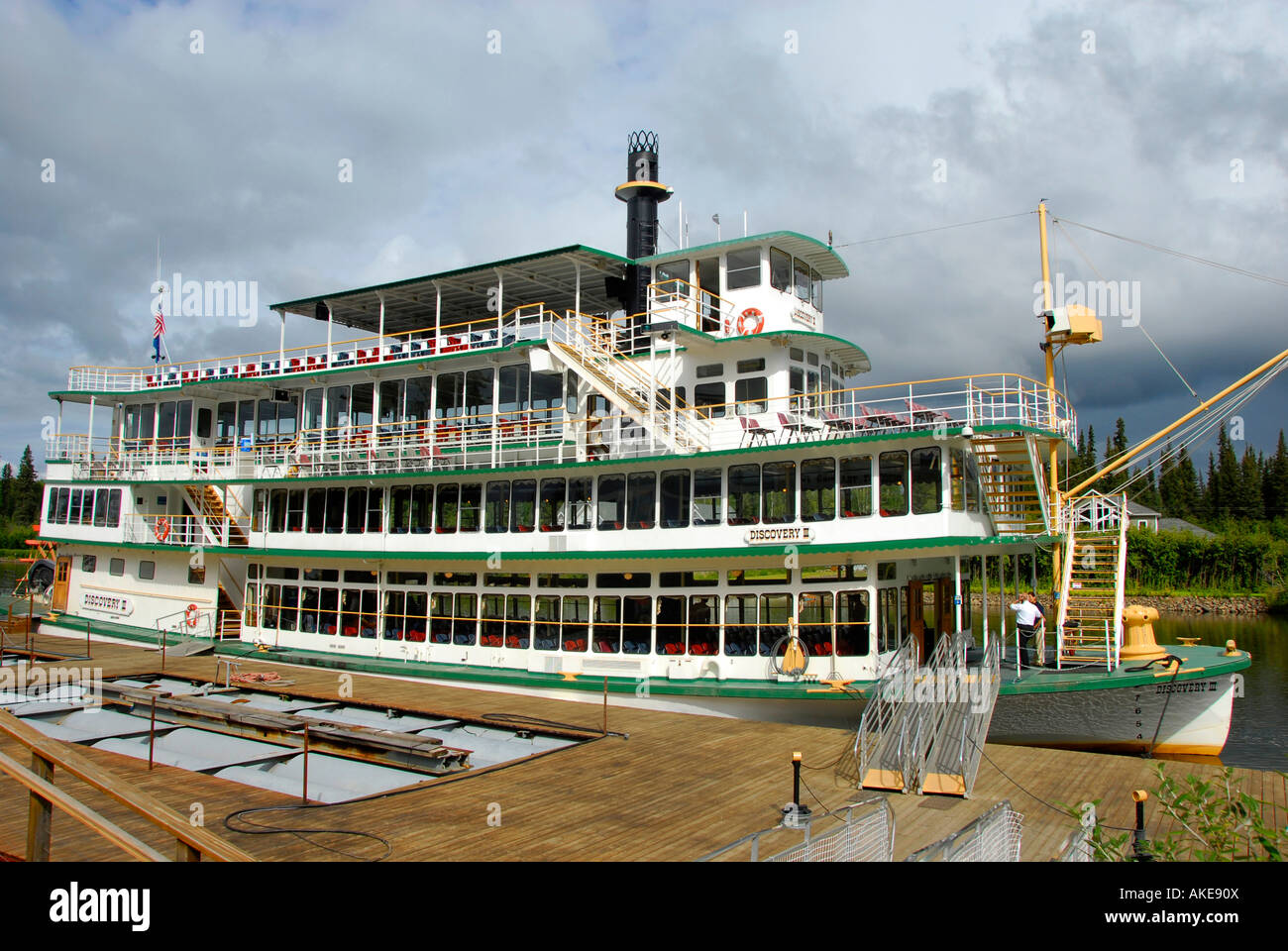 Riverboat Discovery sternwheeler on Chena and Tanana Rivers Fairbanks ...