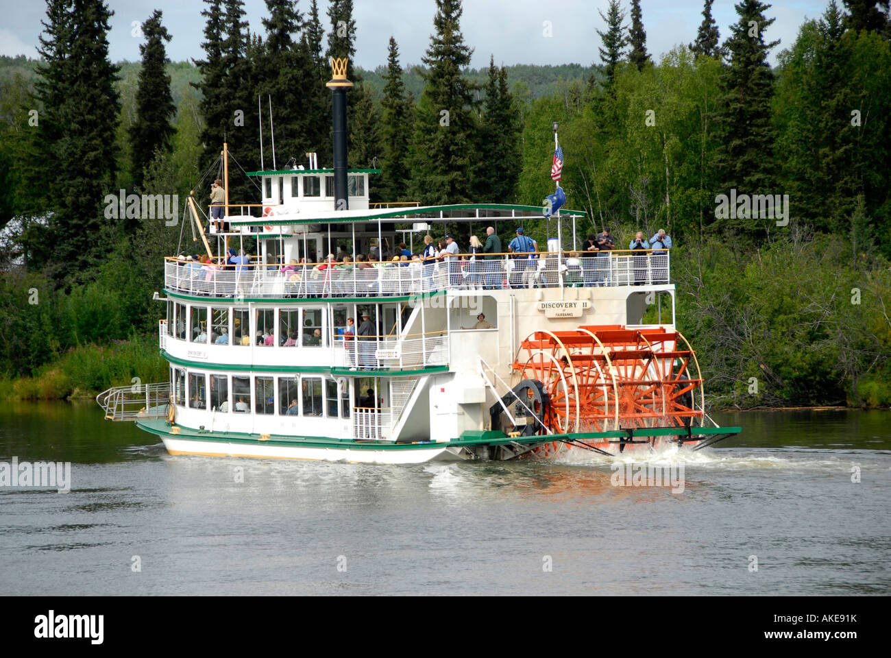 Riverboat Discovery sternwheeler on Chena and Tanana Rivers Fairbanks ...