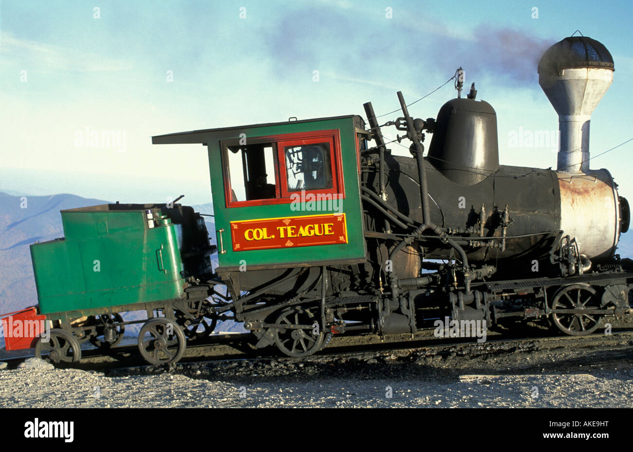 rack railway, mount washington, usa Stock Photo - Alamy