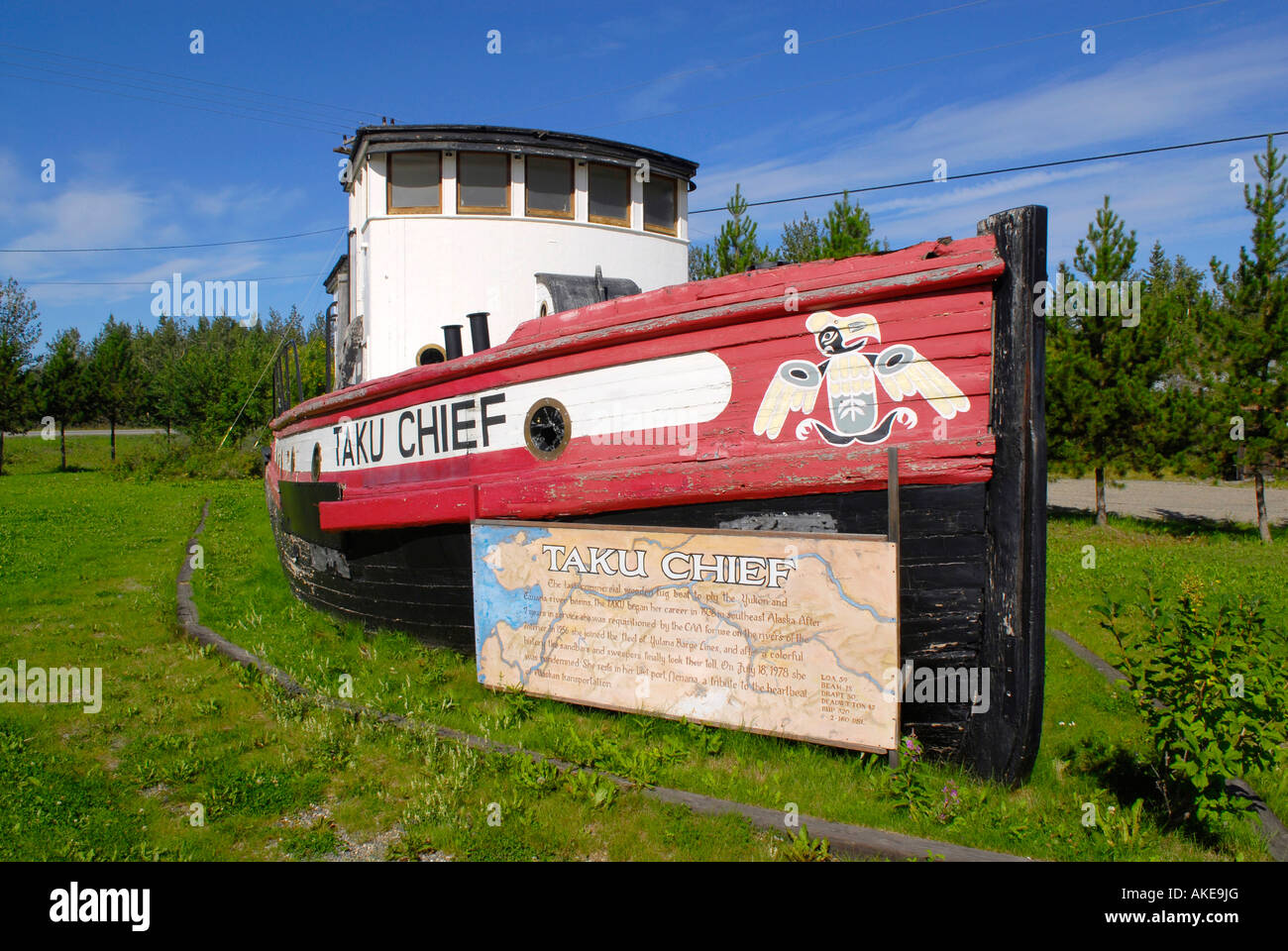 Taku Chief Boat Nenana Alaska AK U S United States Parks Highway Stock ...