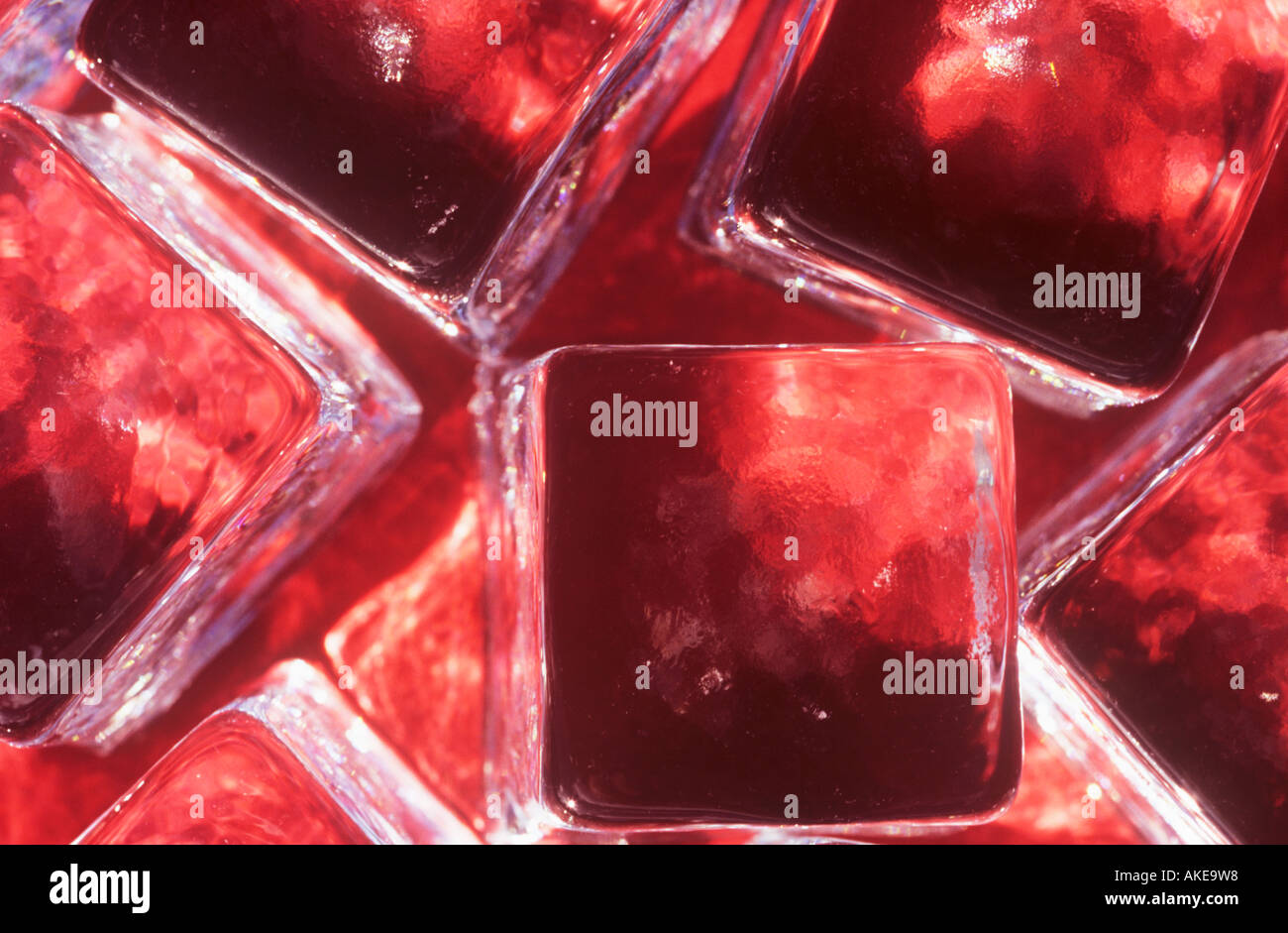 Red Cubes 2 Stock Photo - Alamy