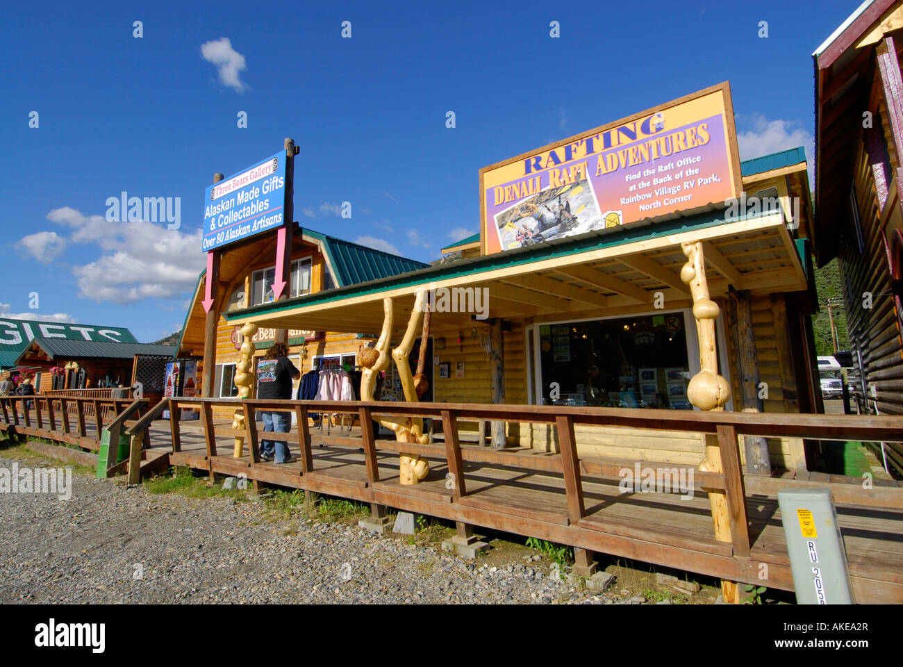 Denali park village hi-res stock photography and images - Alamy