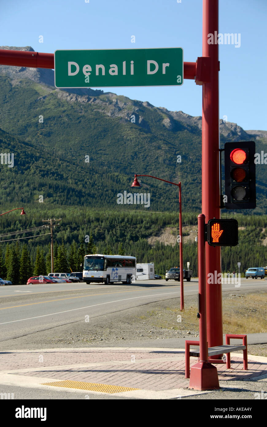 Denali Drive along Parks Highway Denali National Park Alaska AK U S ...