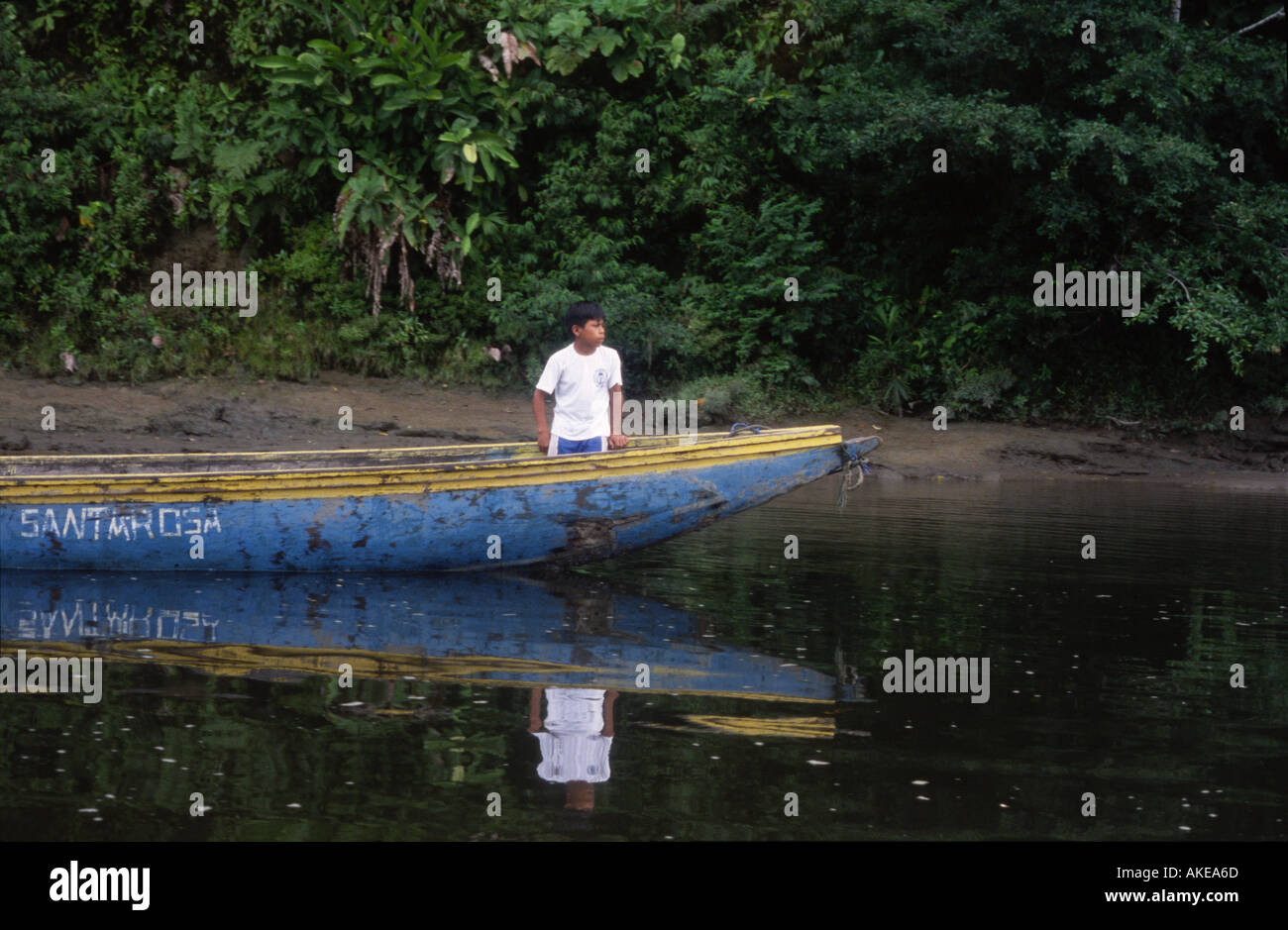 Amazon indigenous boy hi-res stock photography and images - Alamy