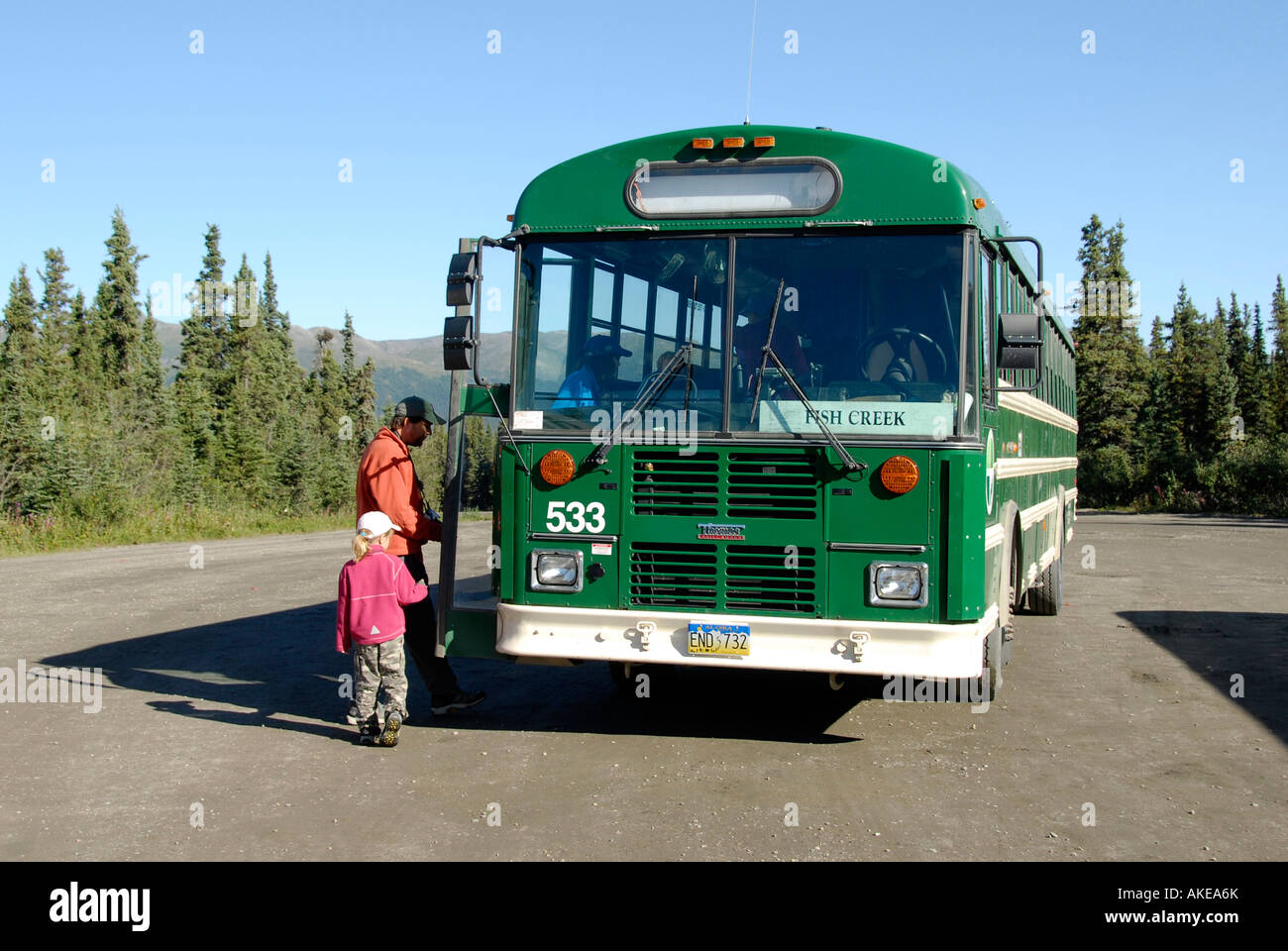 Tour Buses Busses Denali National Park Alaska AK U S United States ...
