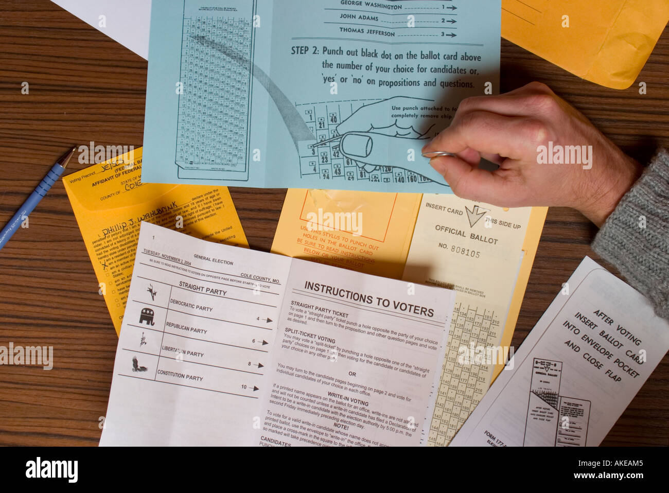 Us presidential election 2004 hi-res stock photography and images - Alamy