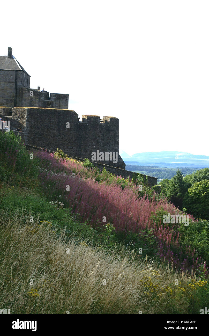 Fortifications of Stirling castle Stock Photo - Alamy