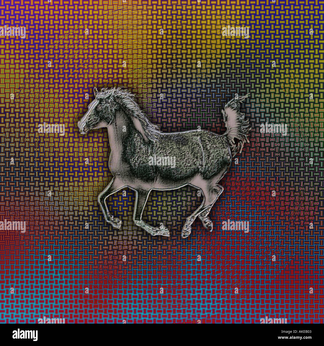 Metallic horse hi-res stock photography and images - Alamy