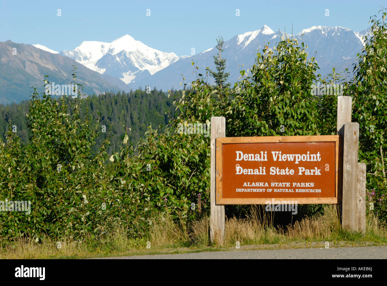View Denali Mt McKinley Alaska AK U S United States Parks Highway State ...