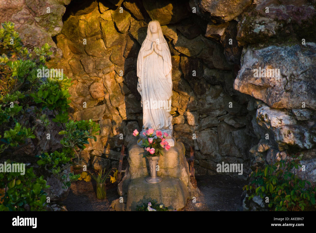 Virgin Mary Shrine Stock Photo - Alamy