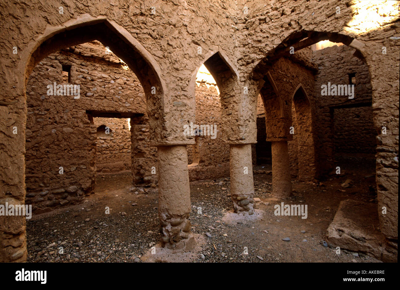 OM, Oman, Al-Wafi südwestlich von Sur, befestigtes Wohnhaus am ...