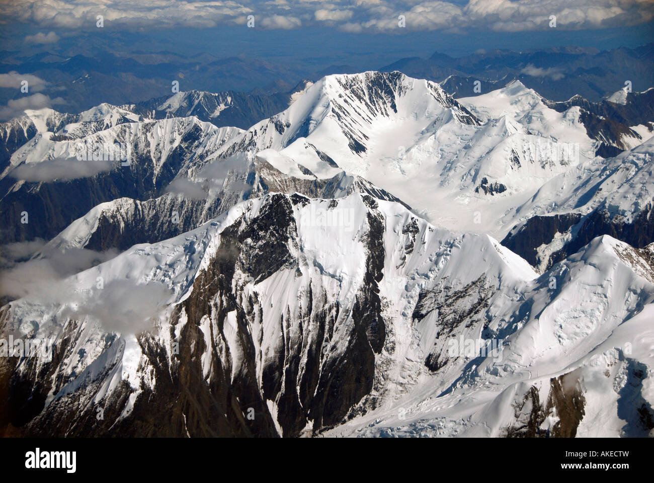Aerial view of mt denali hi-res stock photography and images - Alamy