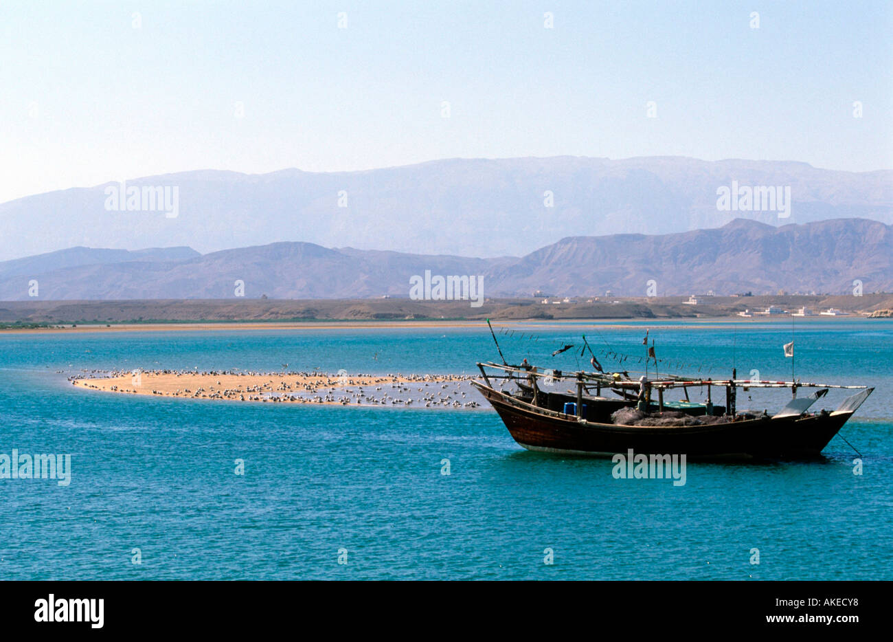 OM, Oman, Sur, Dhau in der Lagune von Sur Stock Photo - Alamy