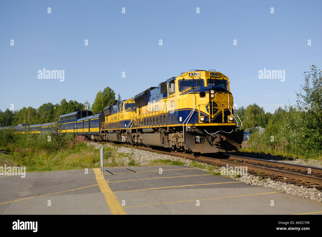 Alaska Railroad At Talkeetna Station Alaska Ak U S United States Engine
