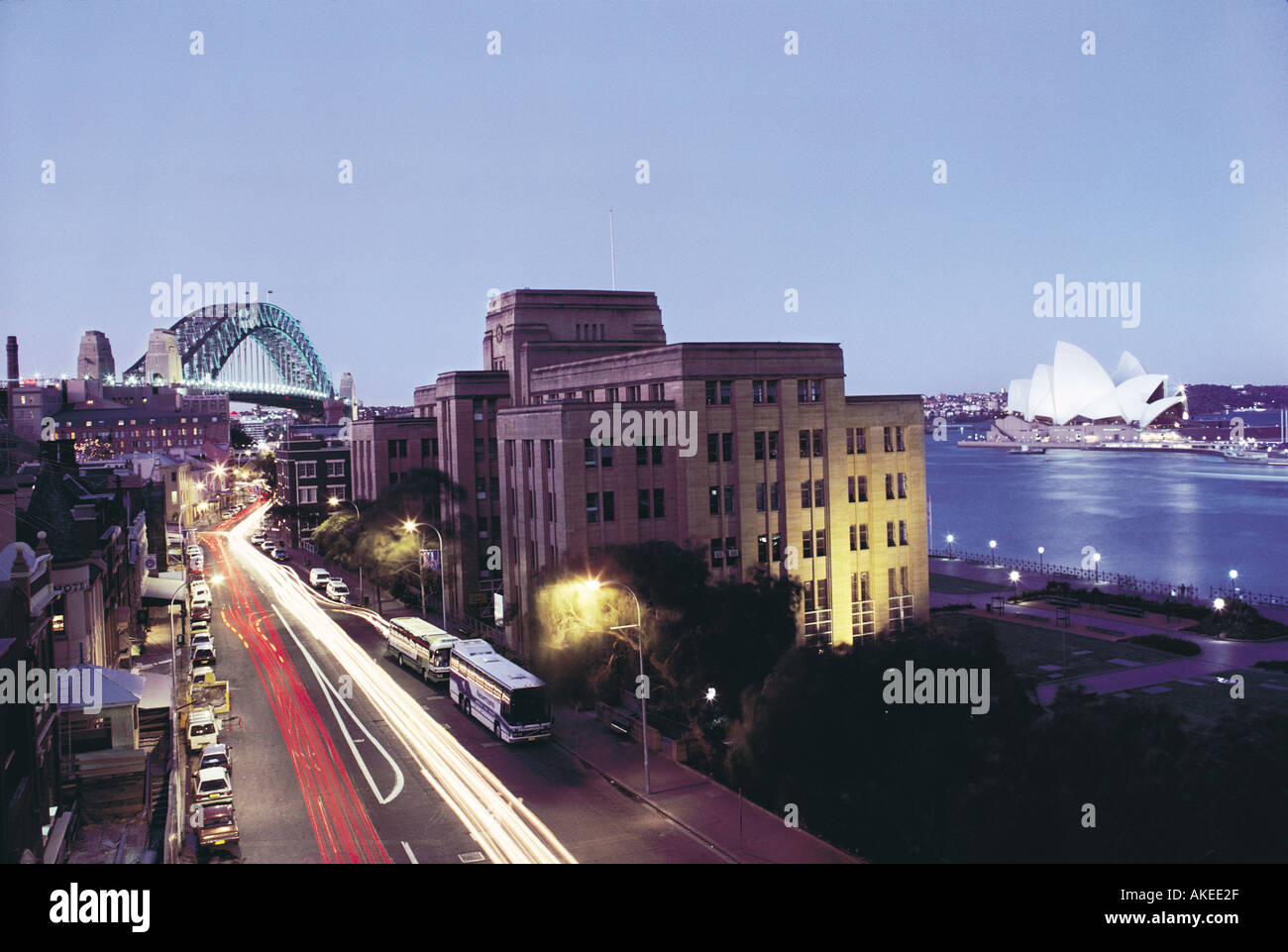 Light trails sydney opera house hi-res stock photography and images - Alamy