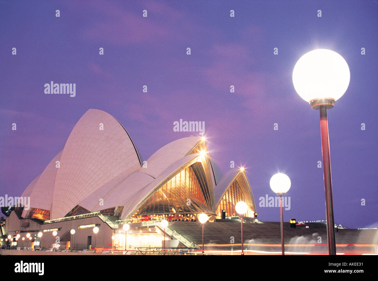 Sunset at Sydney Opera House Stock Photo - Alamy
