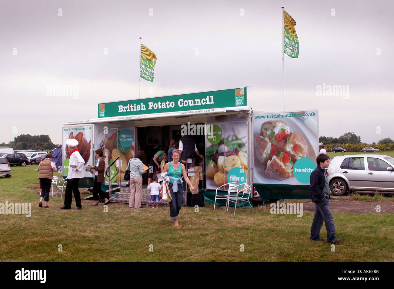 British Potato Council stand at a Food Festival Stock Photo - Alamy