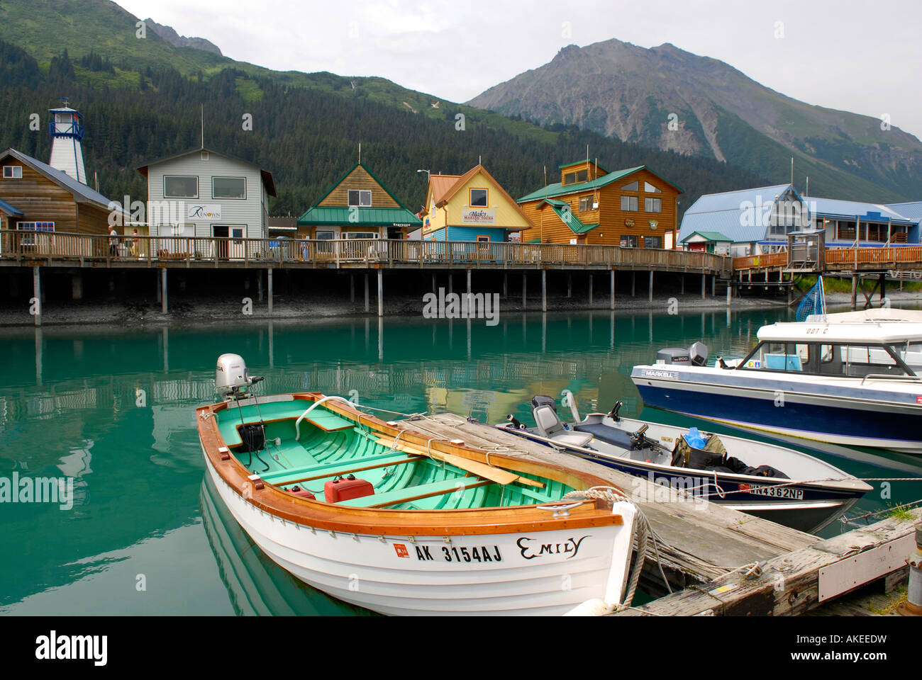 Public Boat Harbor Dock Area in Seward Alaska AK U S United States ...