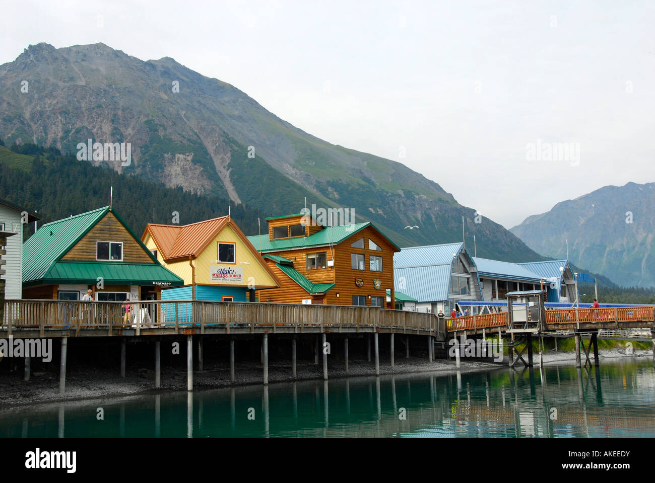 Public Boat Harbor Dock Area in Seward Alaska AK U S United States ...