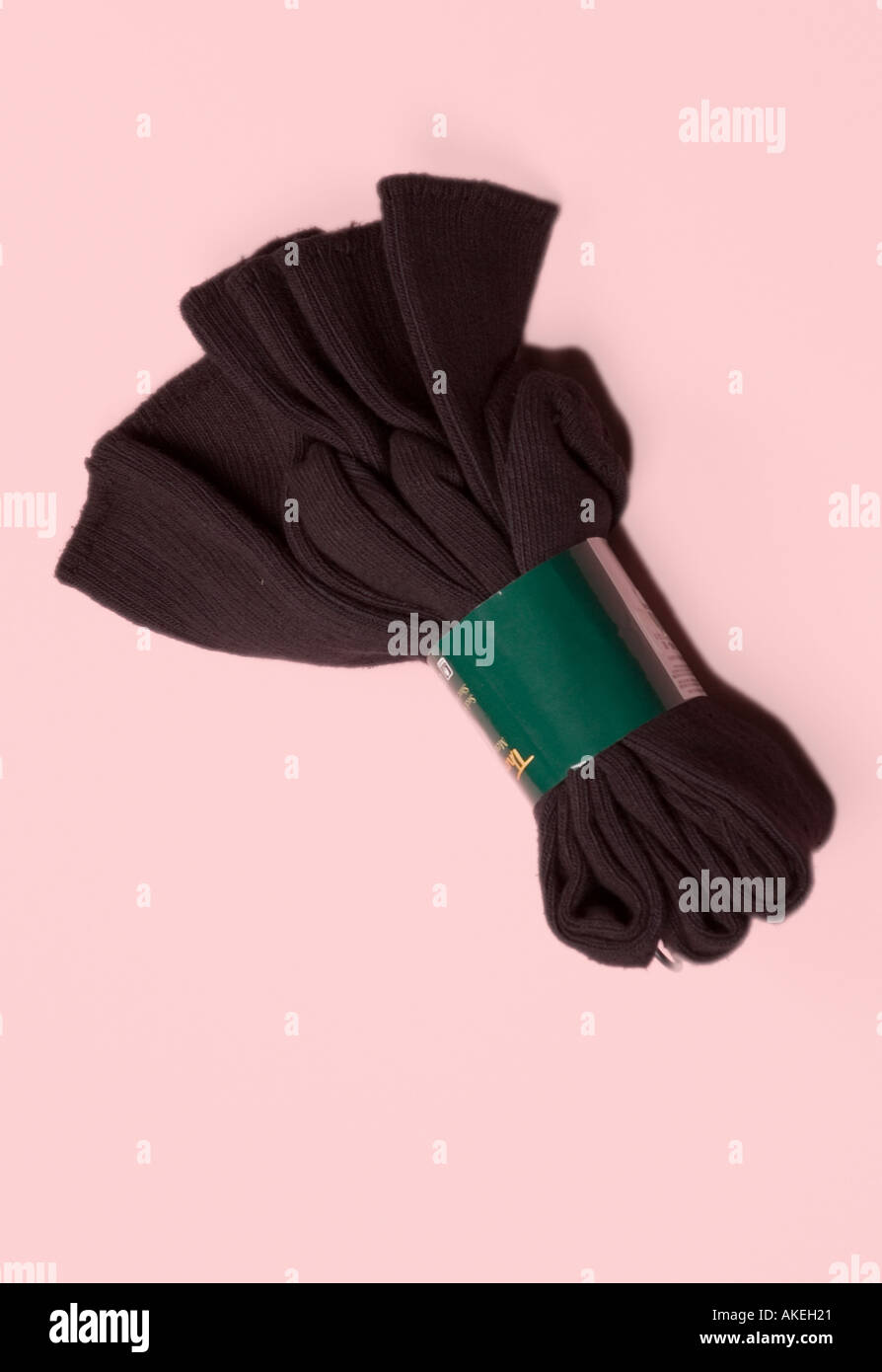 Sock bundle packaging hi-res stock photography and images - Alamy