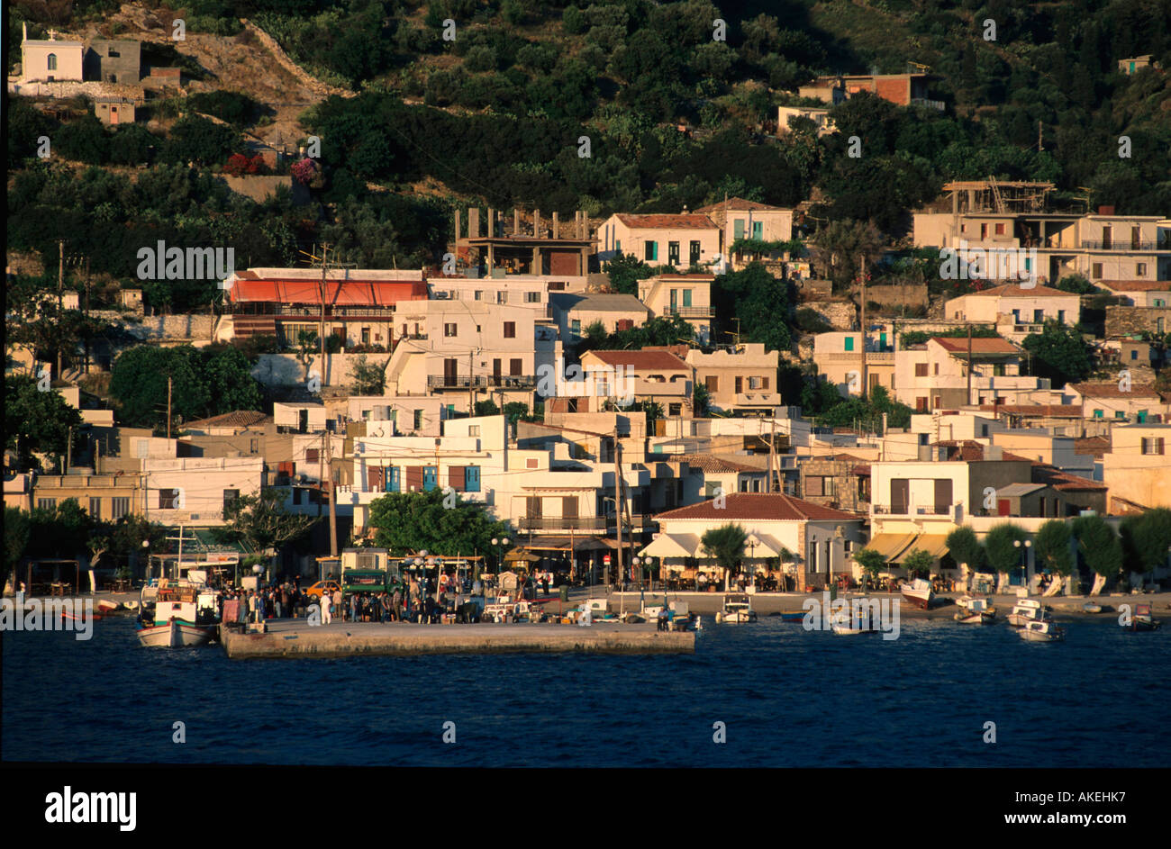 Griechenland, Insel Fourni, Inselhauptort Fourni Stock Photo - Alamy