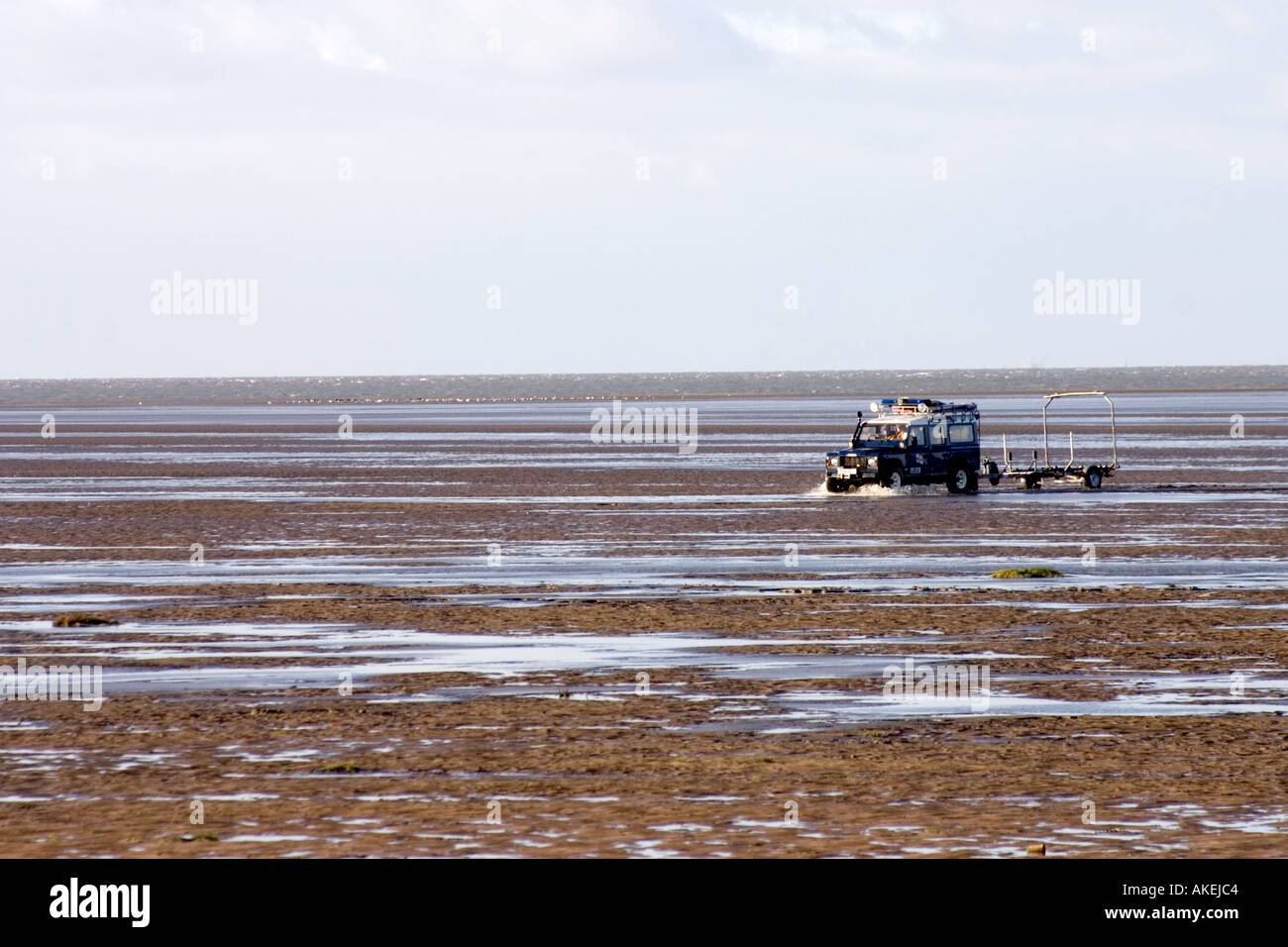 RNLI Land Rover, West Kirby Stock Photo - Alamy