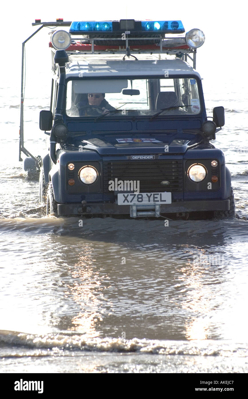 RNLI Land Rover, West Kirby Stock Photo - Alamy