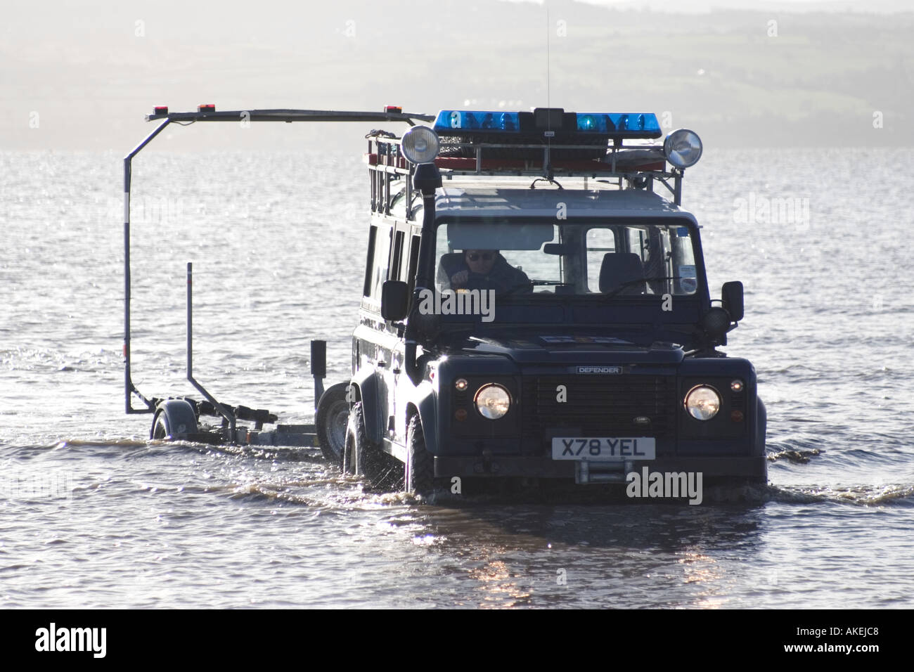 RNLI Land Rover, West Kirby Stock Photo - Alamy