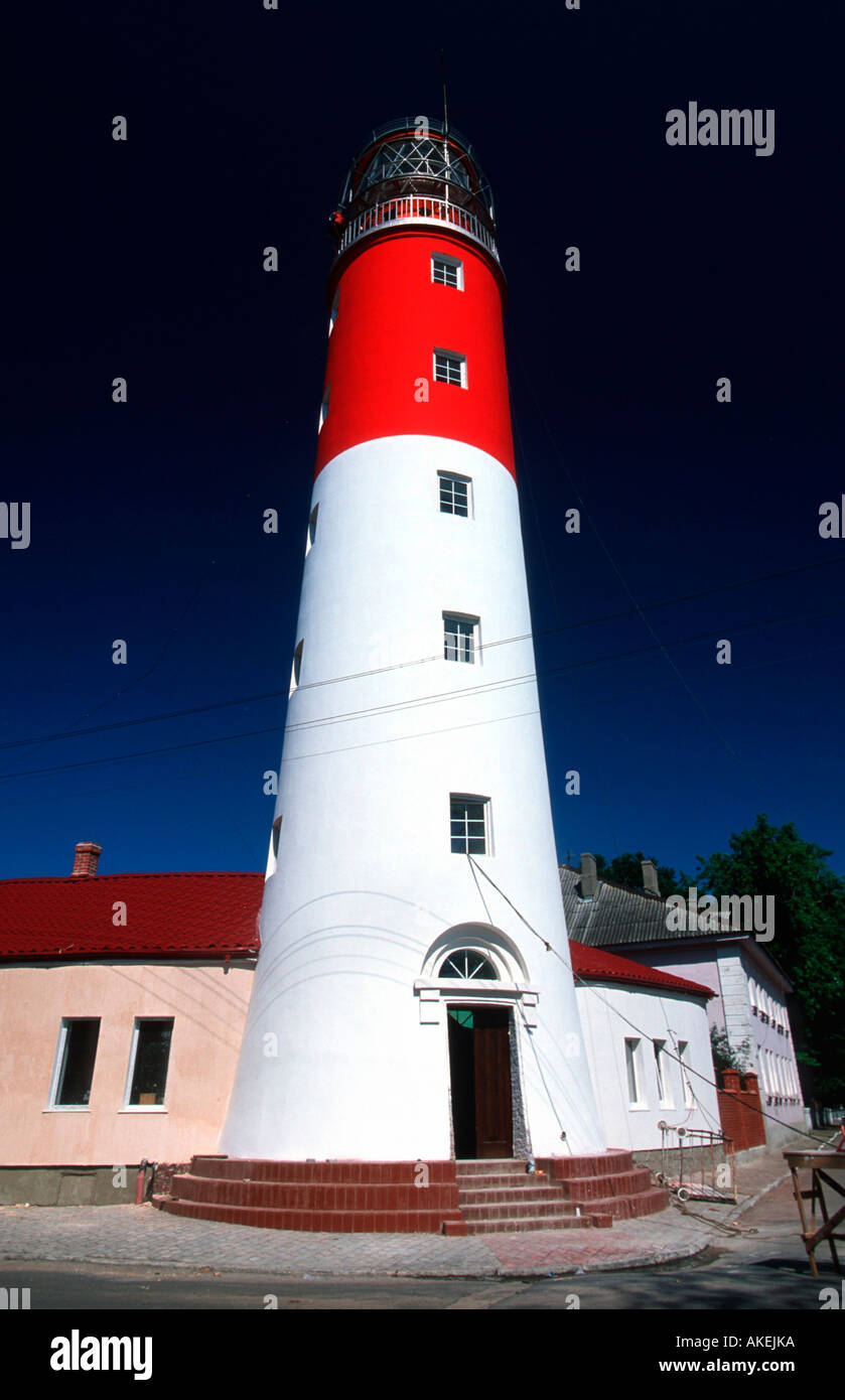 Kaliningrad , Baltijsk (Pillau), der 32 m hohe Leuchtturm (Majak), das ...