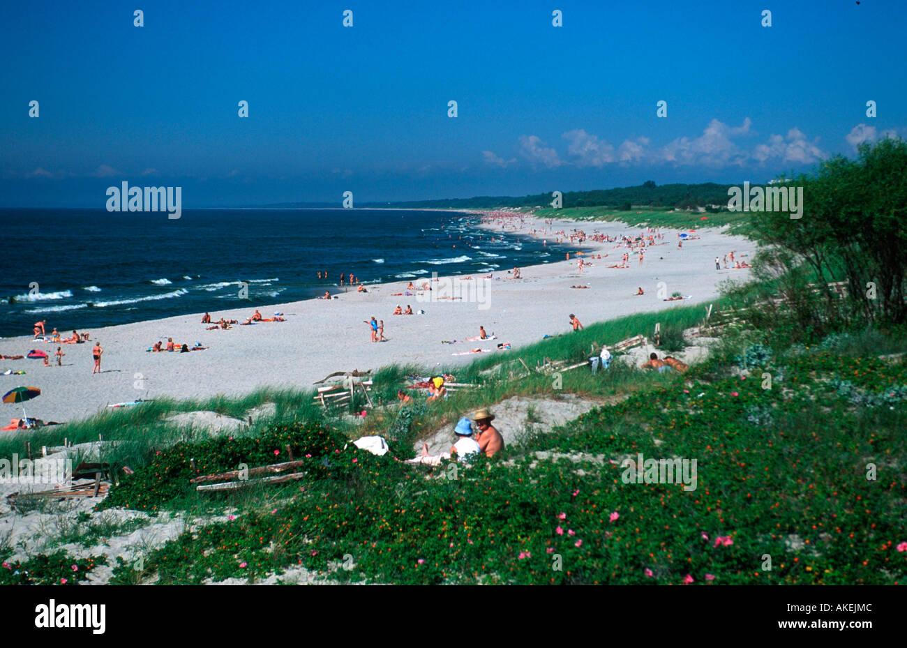 Russland, Kaliningrad (Königsberg), Baltijsk (Pillau), Strand an der ...