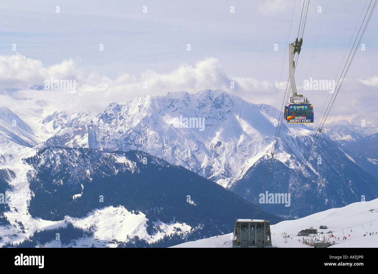 Mont Fort Cable Car High Resolution Stock Photography and Images - Alamy