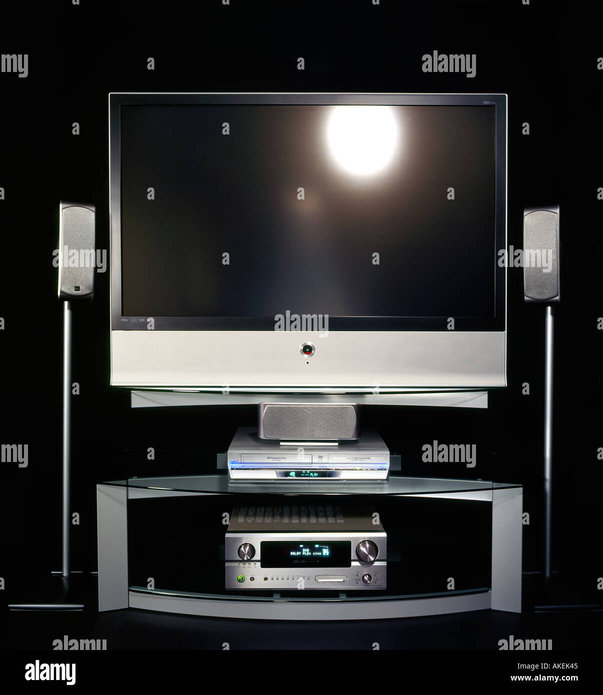 Flat screen television Stock Photo - Alamy