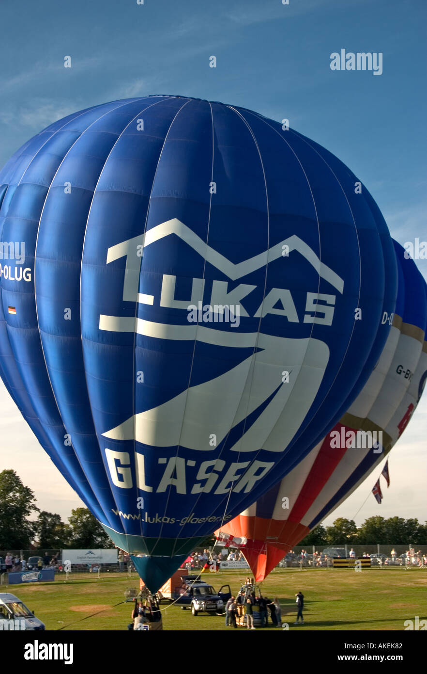 2 Inflated Balloons Stock Photo - Alamy