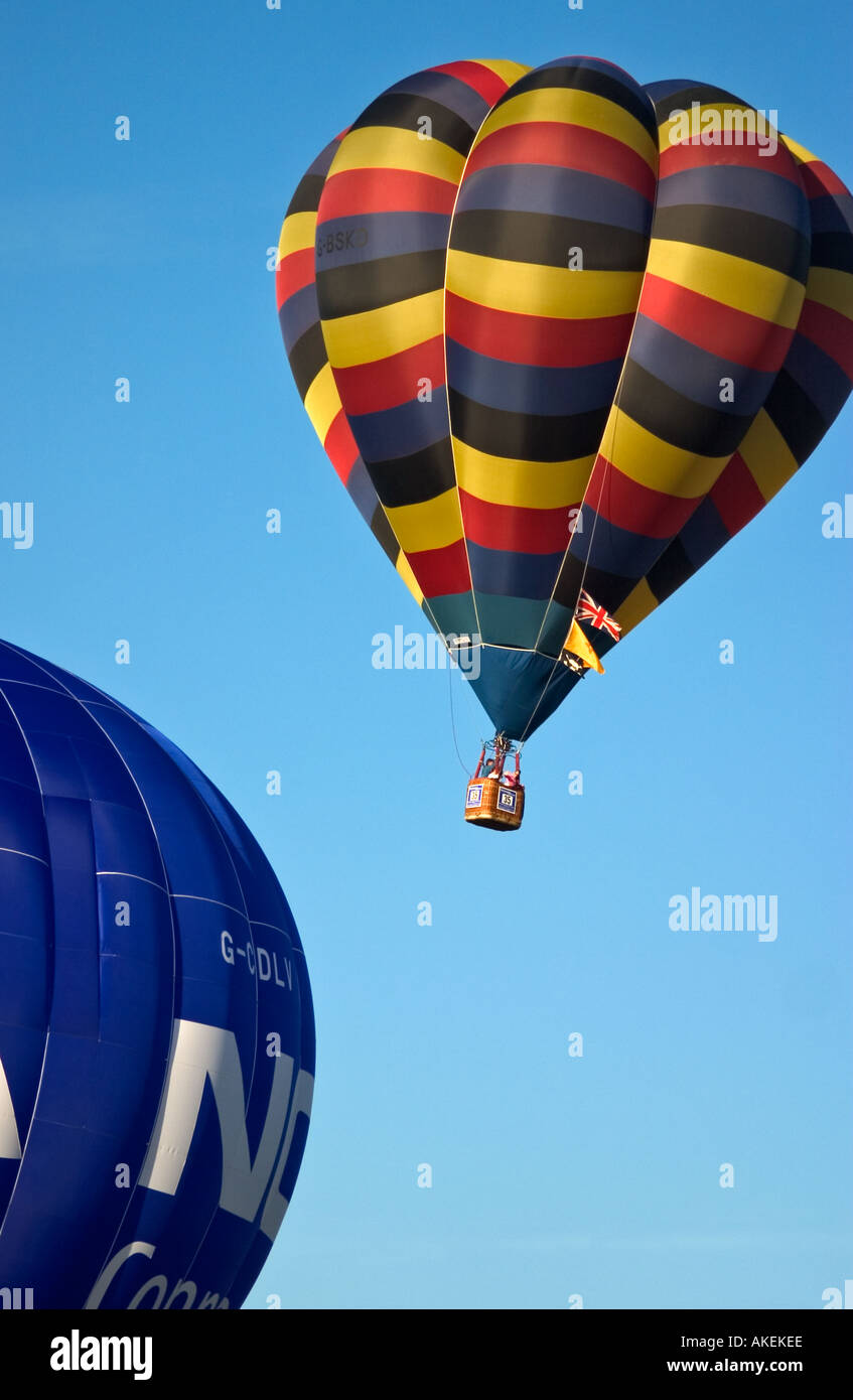 Blue and Multi Colored Balloons Stock Photo - Alamy