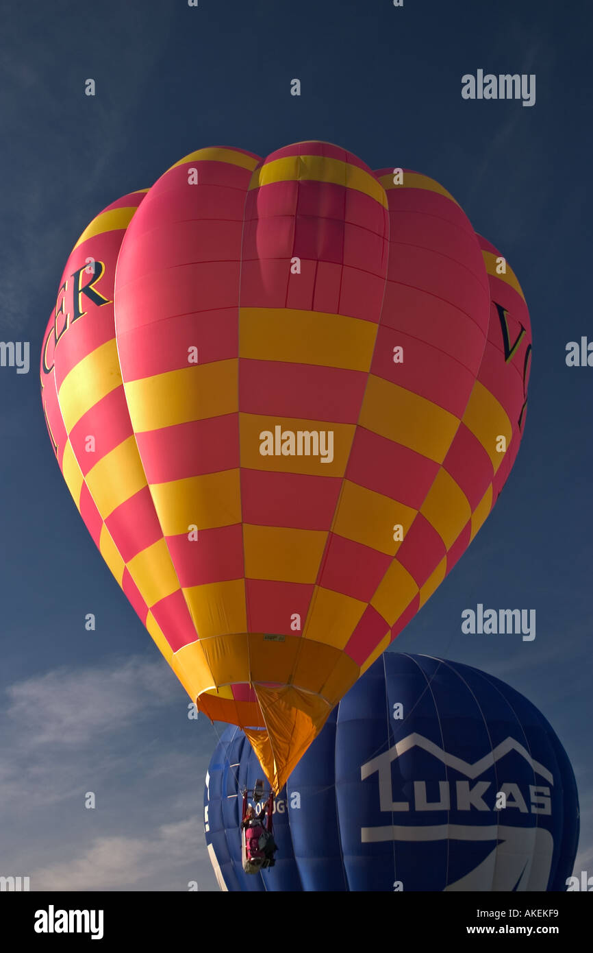 Multi Colored and Blue Balloons Stock Photo - Alamy