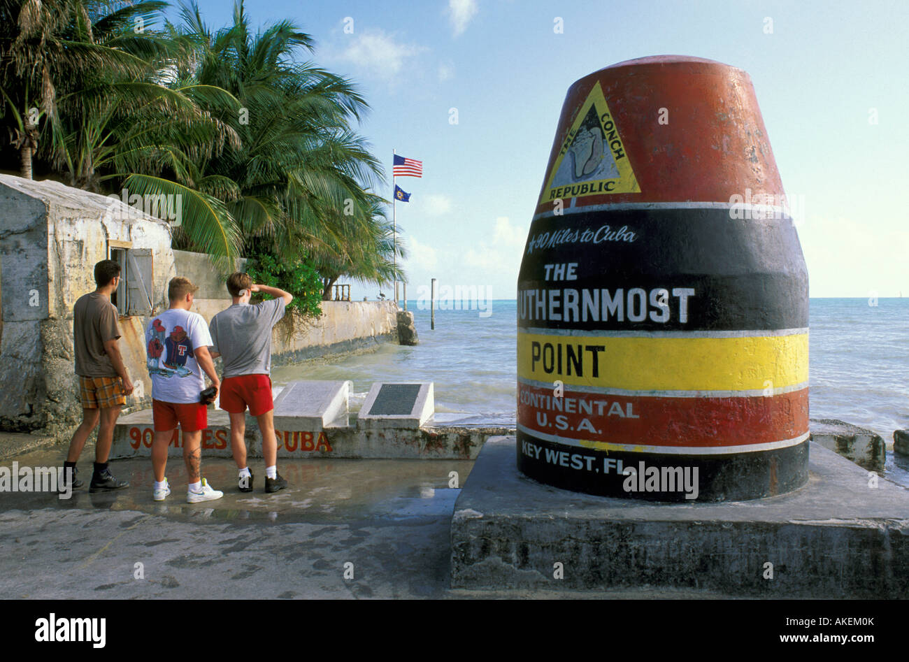 southernmost point, key west, usa Stock Photo - Alamy