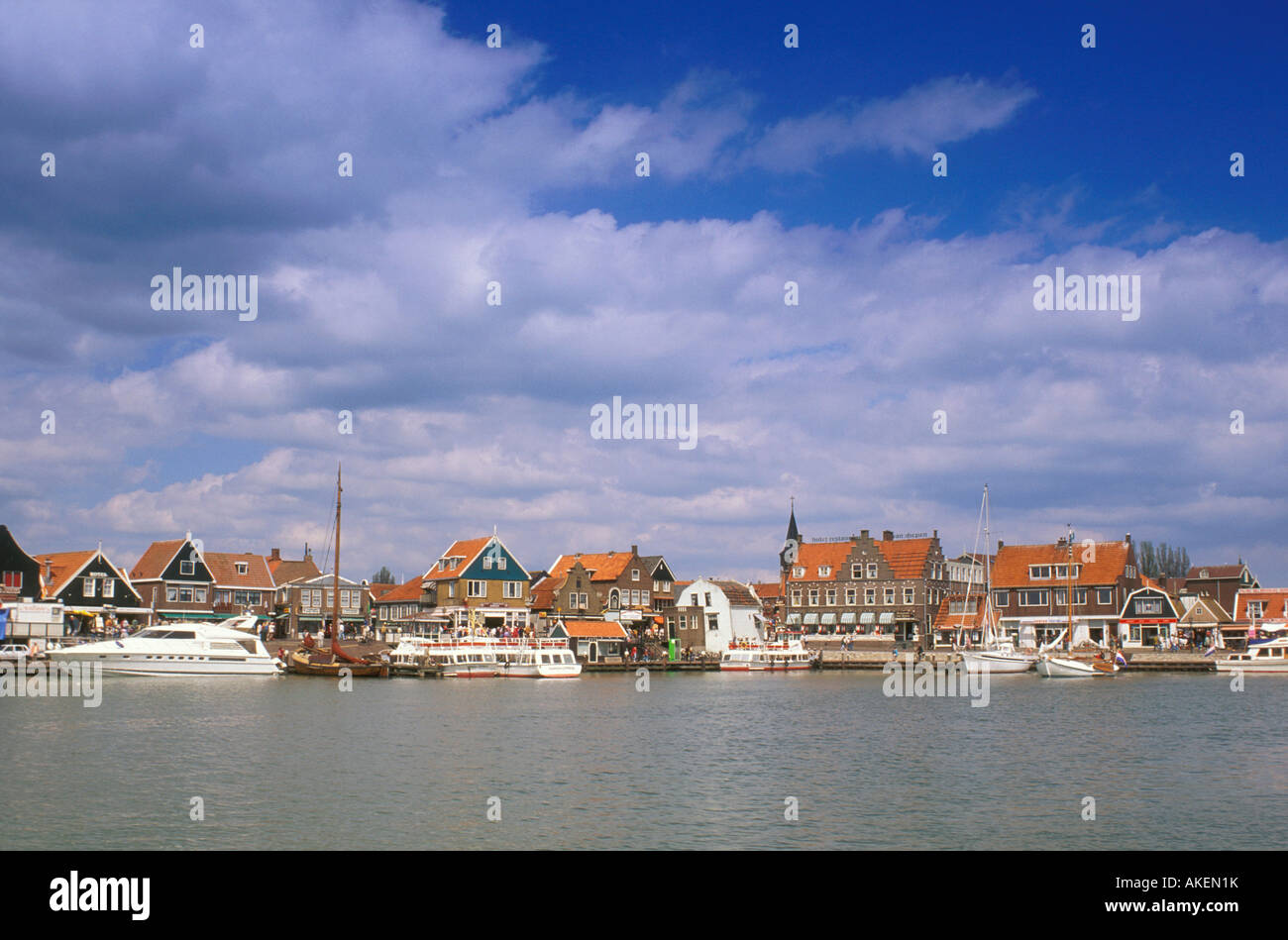 village view, volendam, holland Stock Photo - Alamy