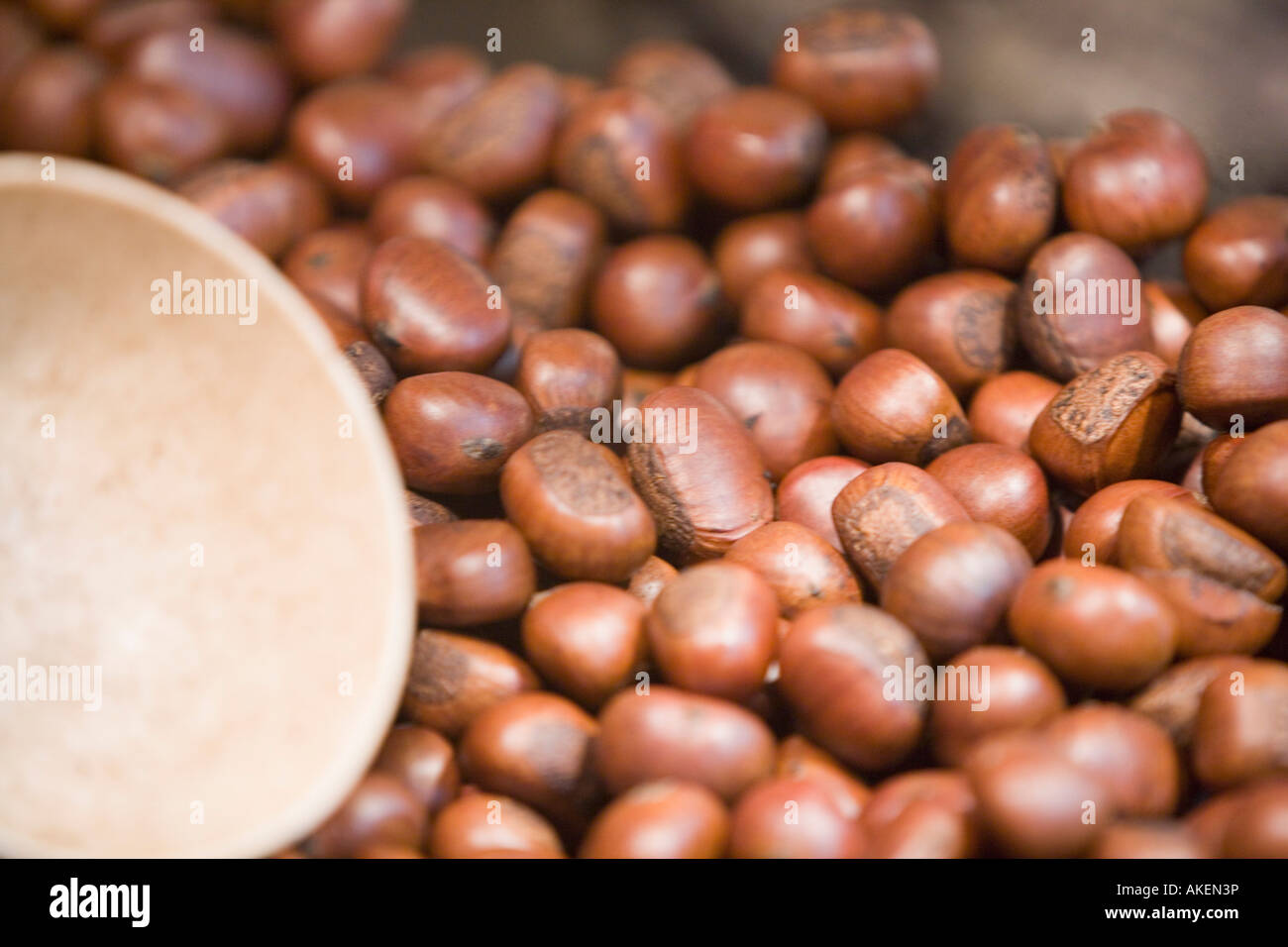 Roasted chestnuts ready to eat hi-res stock photography and images - Alamy