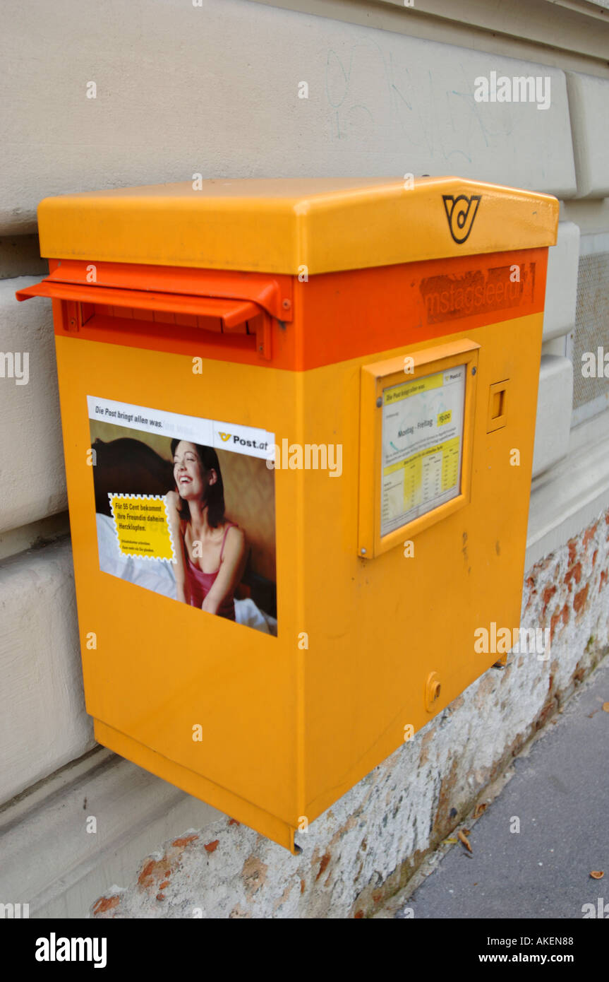 Postbox in Austria Stock Photo - Alamy