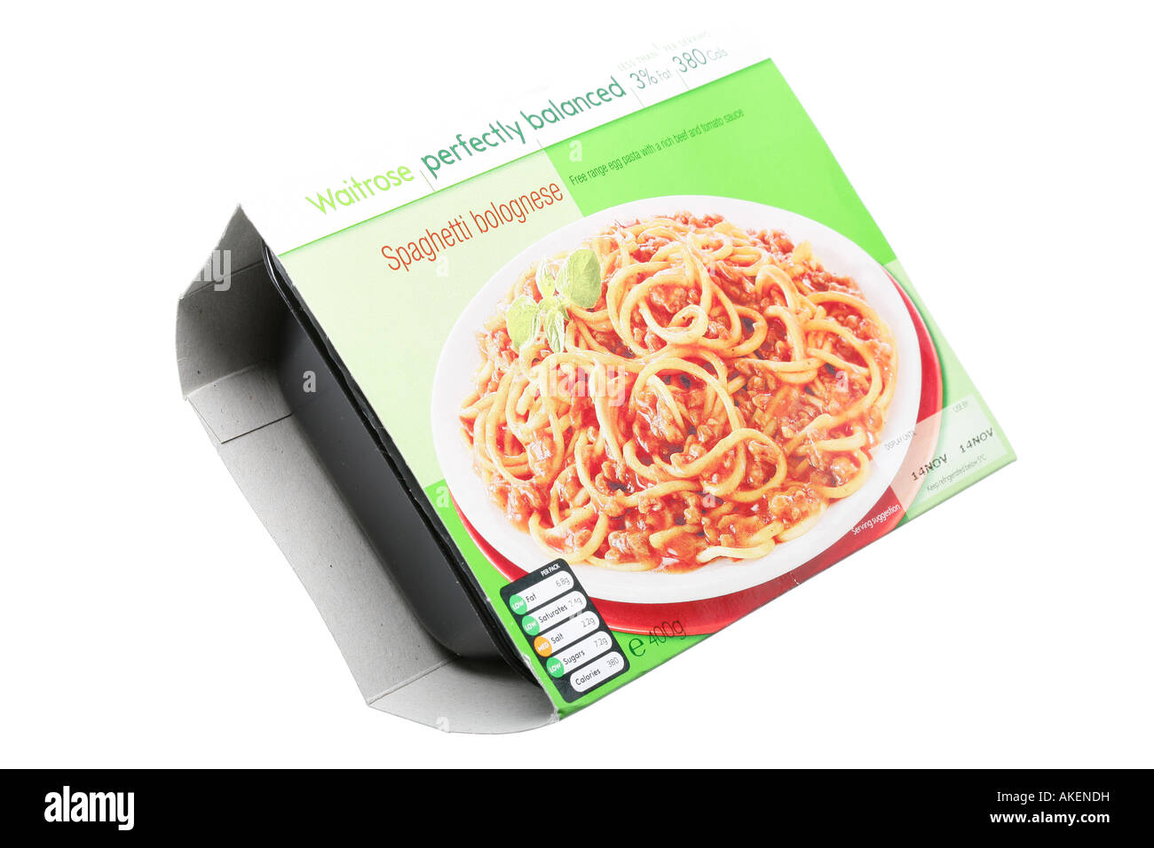 Spaghetti bolognese waitrose perfectly balanced ready meal hi-res stock ...