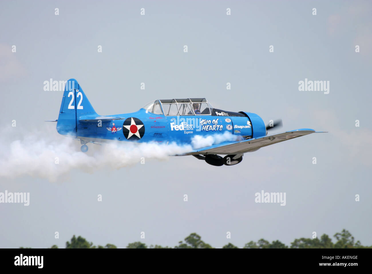 North American AT6 Texan display aircraft Stock Photo - Alamy