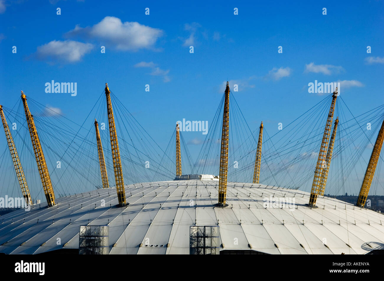 millenium dome isle of dogs london england uk Stock Photo - Alamy